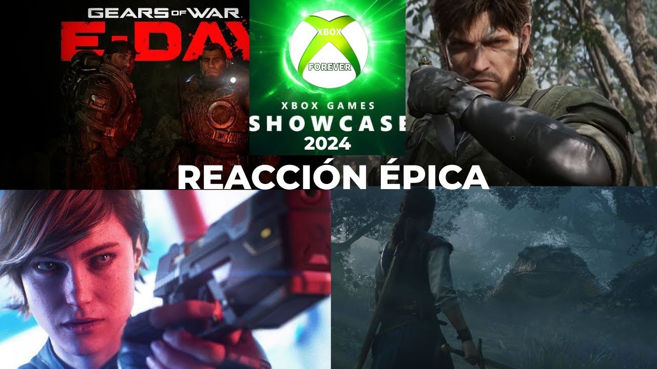 XBOX GAMES SHOWCASE 2024 REACCIÓN A GEARS OF WAR E-DAY - PERFECT DARK ...