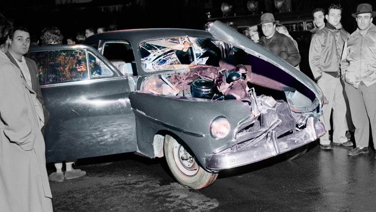 Insane Vintage Car Crashes Compilation (1930s-60s) - History Colorized ...