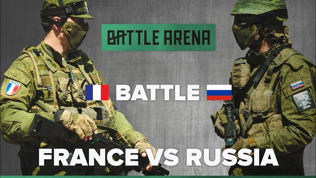 France VS Russia. Airsoft FPS. Exhibition game! || GoPro || BattleArena ...