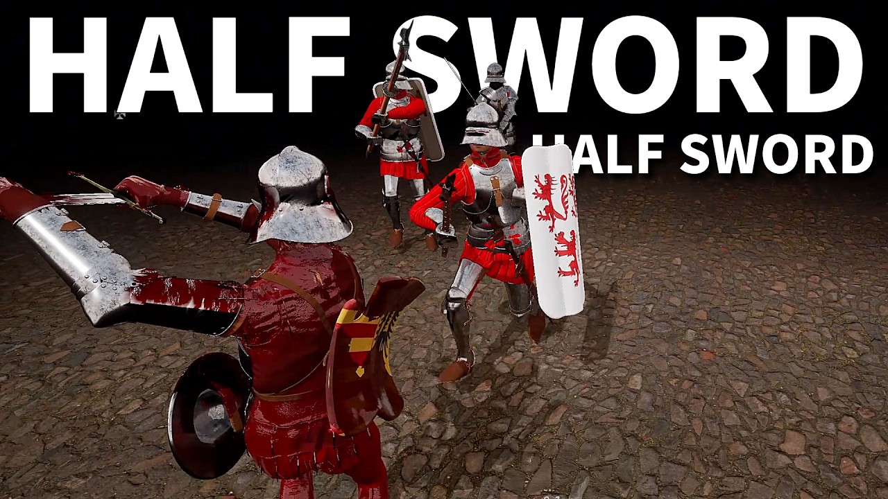 Beating Every BOSS in HALF SWORD with a HALF SWORD - YouTube
