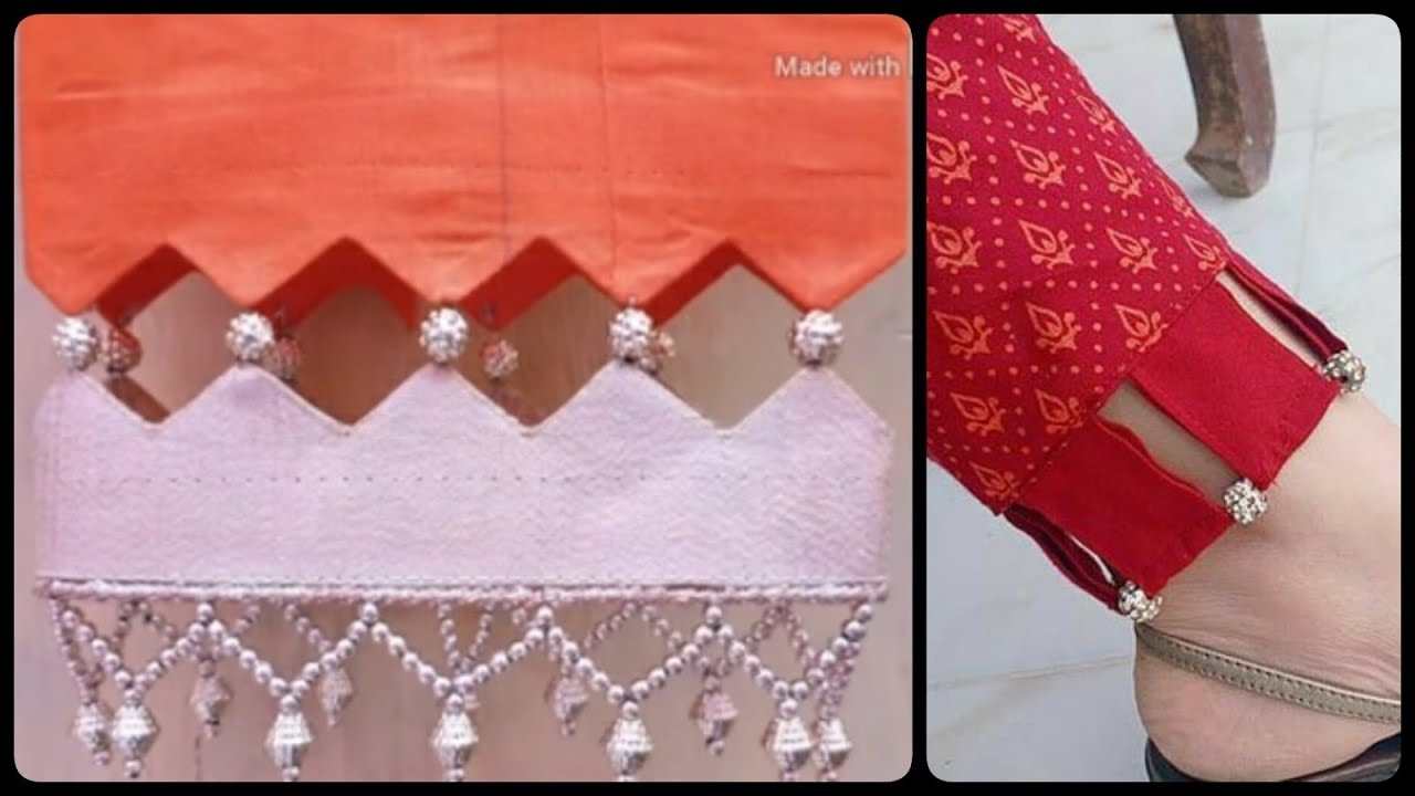 Beautiful Trouser and Poncha(Mohri) Designs 2019 - YouTube