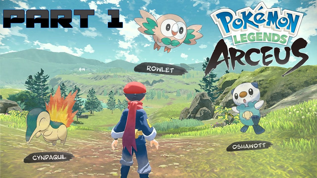 Pokemon Legends: Arceus Nintendo Switch Walkthrough Gameplay Part 1 ...
