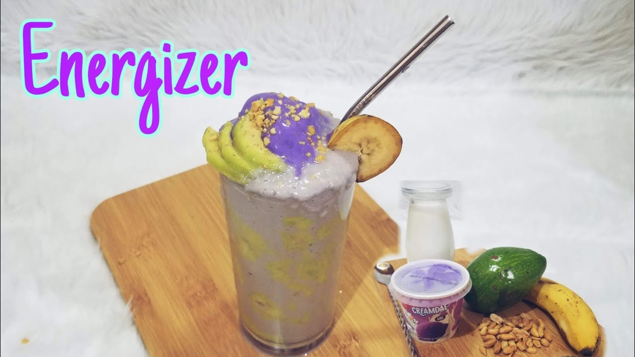 ENERGIZER | Avocado, Banana, Peanuts, Fresh Milk, Ube Ice Cream - YouTube