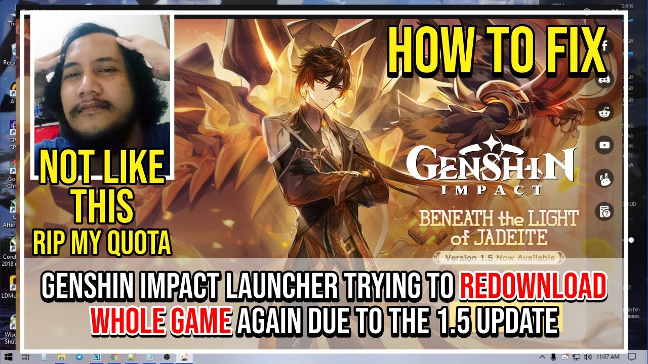 (TUTORIAL) GENSHIN IMPACT LAUNCHER TRYING TO REDOWNLOAD THE WHOLE GAME ...