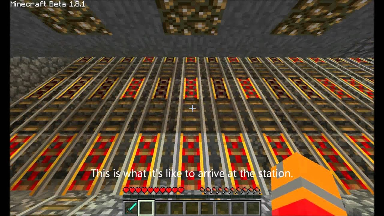 Minecraft Train Station Tutorial