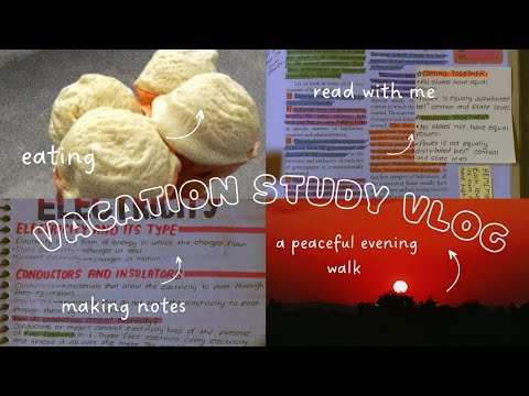 Vacation study vlog | A day in 10th grader's life | Study vlog - YouTube