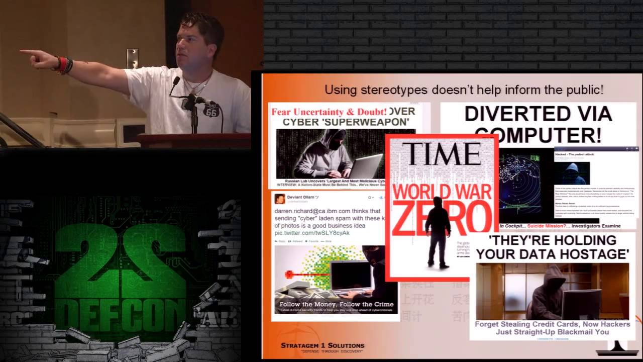 DEF CON 22 - Jayson E. Street - Around the world in 80 cons - YouTube