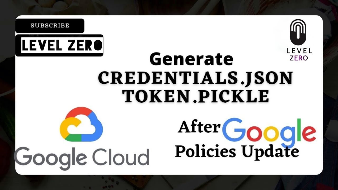 How to generate token.pickle with android after google policy update ...