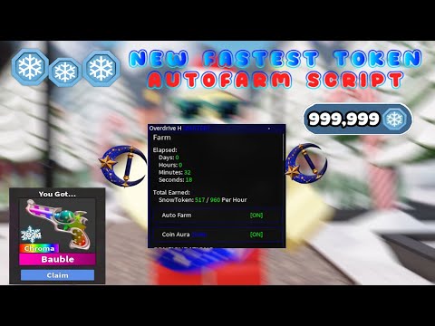 ️NEW FASTEST SNOW TOKEN AUTOFARM SCRIPT☃️ | MM2 CHRISTMAS UPDATE - YouTube
