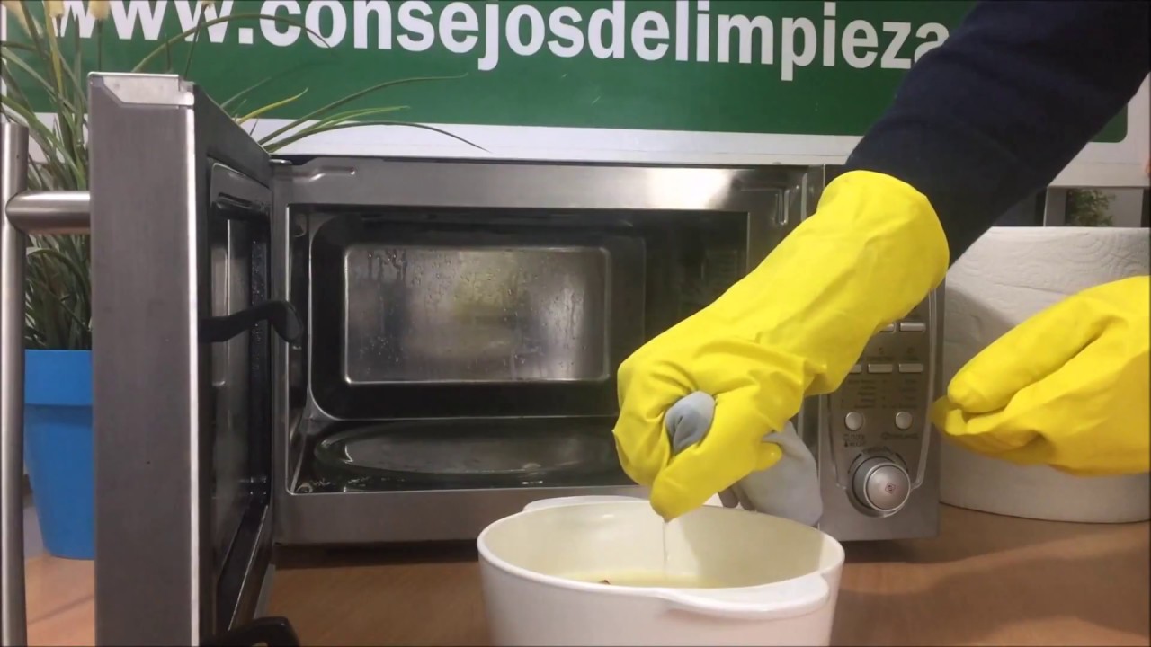 CONSEJO PARA LIMPIAR EL MICROONDAS - YouTube