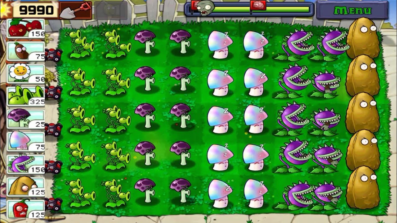 Plants vs Zombies | Adventure Day [ Level 3 ] Full Gameplay HD1080P ...