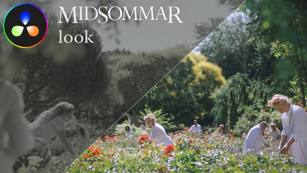 How to get the MIDSOMMAR look | Davinci Resolve 18 Tutorial - YouTube