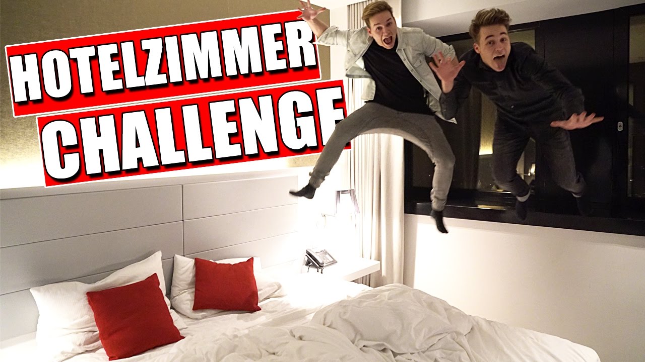 EXTREM LUSTIGE HOTELZIMMER CHALLENGES 😂 | Schinken Brothers - YouTube