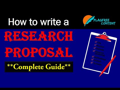 How to write a research proposal || How to choose research topic ...