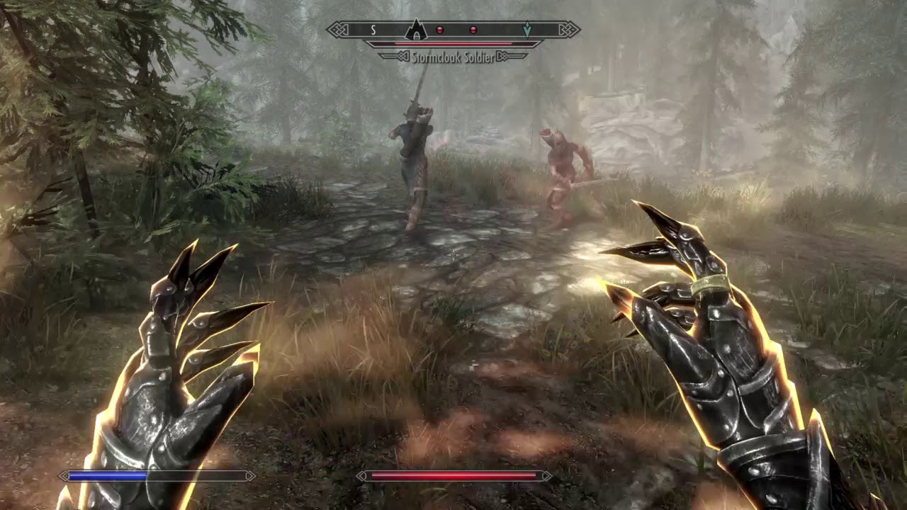 Skyrim suplex a stormcloak lol - YouTube