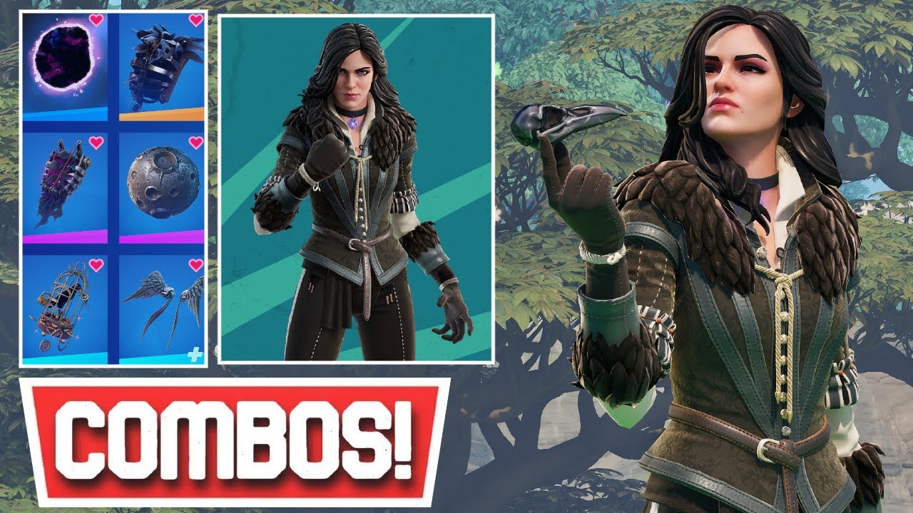 *NEW* BEST YENNEFER OF VENGERBERG SKIN COMBOS [FORTNITE X THE WITCHER ...