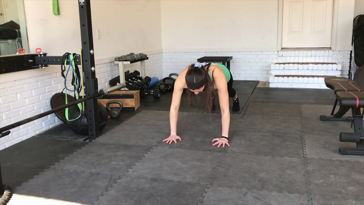 Inchworm Push Up - YouTube