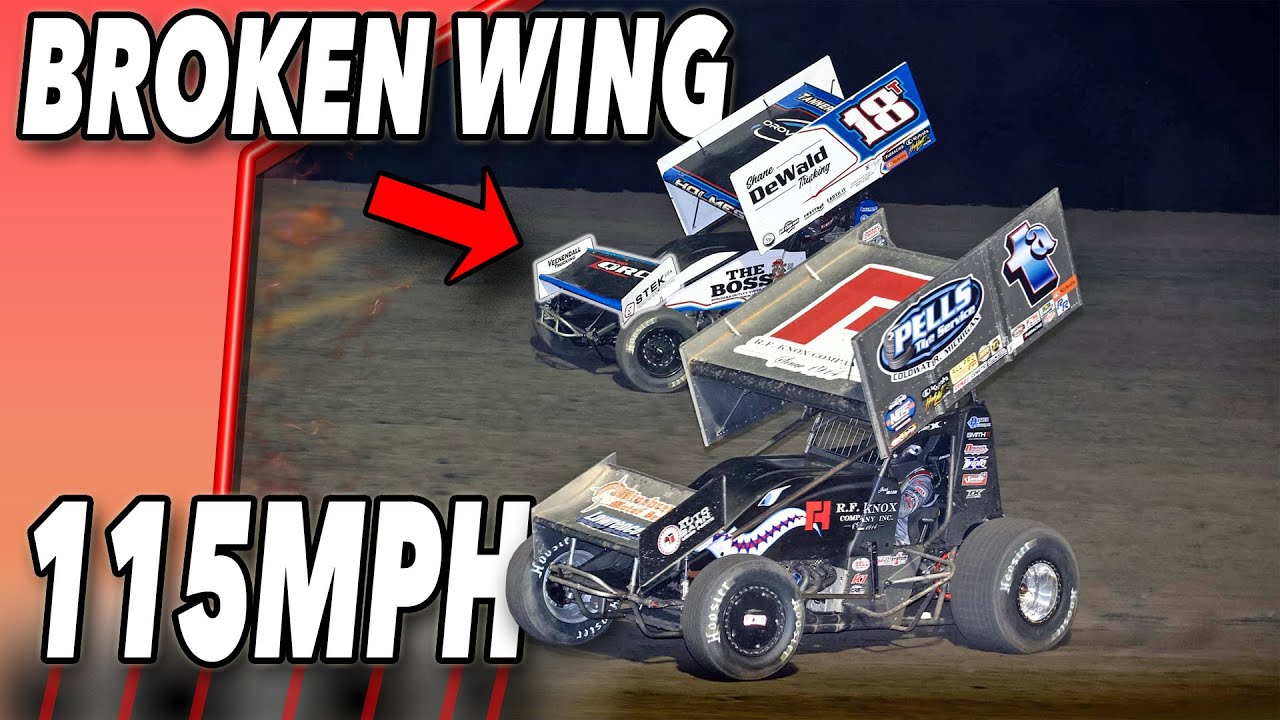 A BROKEN WING ON THE FASTEST TRACK - Salina HighBanks Speedway! - YouTube