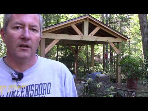 Installing Electricity for a Backyard Pavilion - YouTube