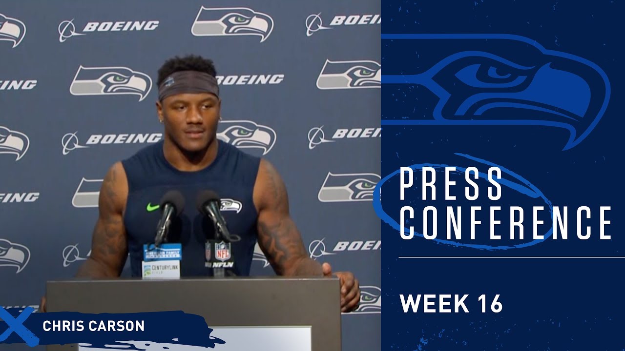 Seahawks Running Back Chris Carson Postgame Press Conference vs Chiefs ...