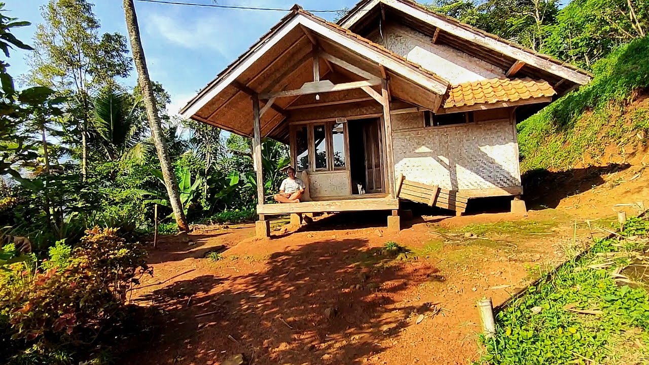 Lembur Sawah Suasana Kampung Yang Sejuk Dan Damai Pemandangan Alam Desa ...