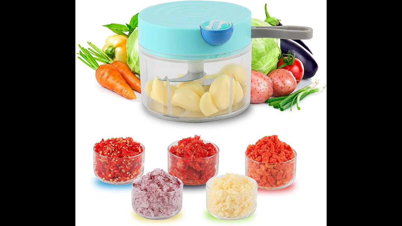 Choppers: TIKBABA Hand chopper for Vegetable food Chopper for Nuts ...