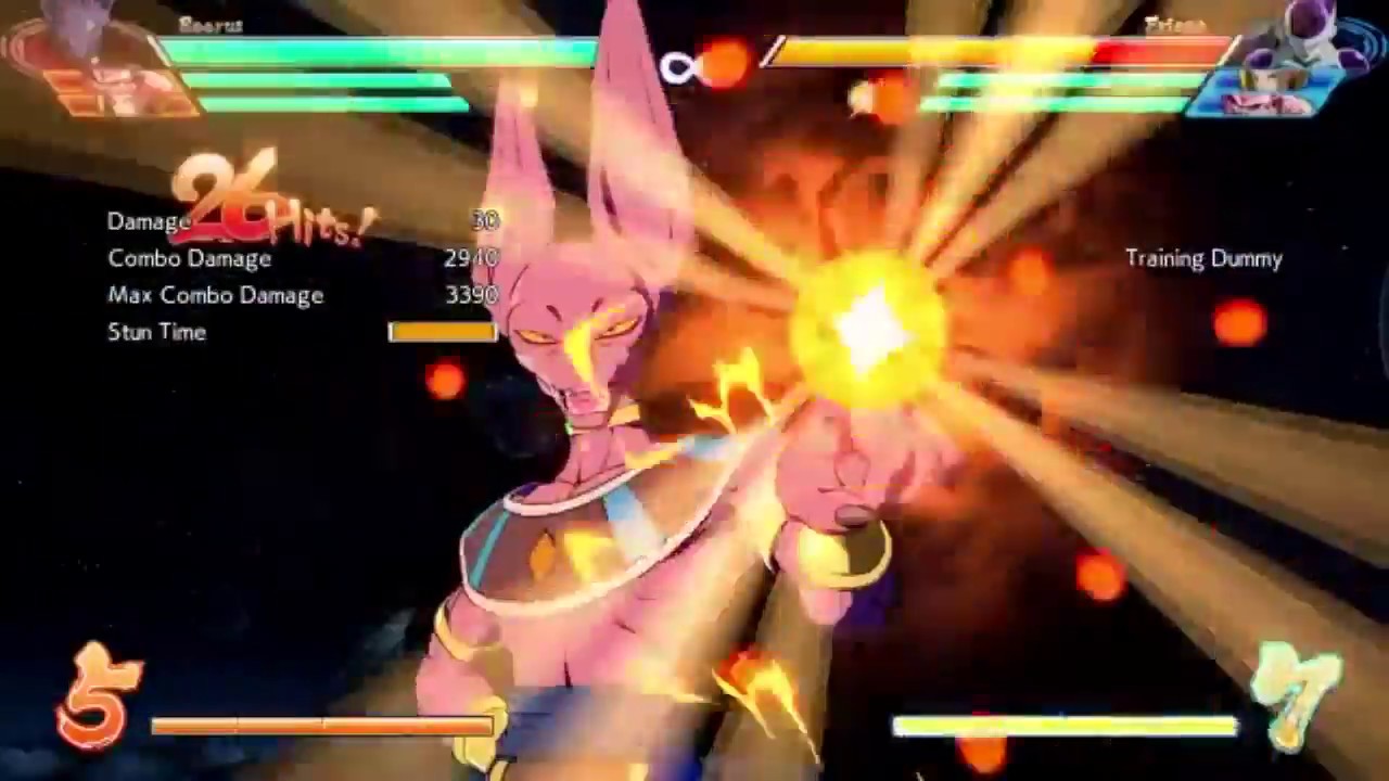 DBFZ: pressure combos showcase - YouTube