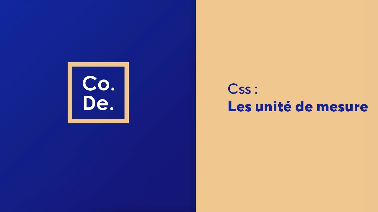 [Théorie Css] Css : Les Unités De Mesure - YouTube