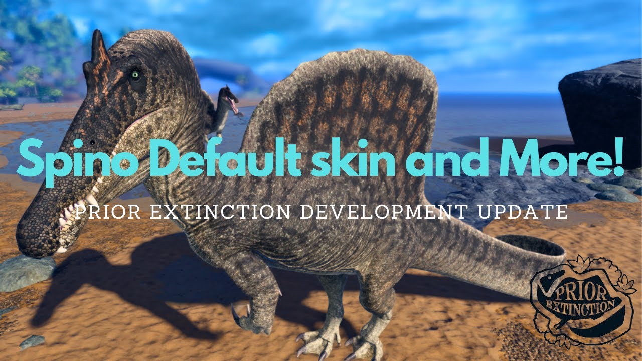 Spino default skin + more! | PE Development | Prior Extinction | Roblox ...