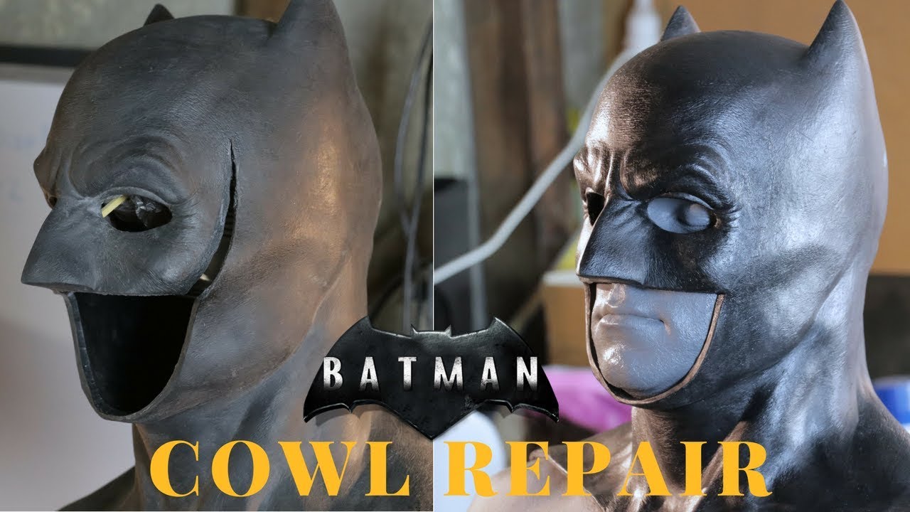 Repairing a Torn Batman Cowl- Chris' How-to! - YouTube