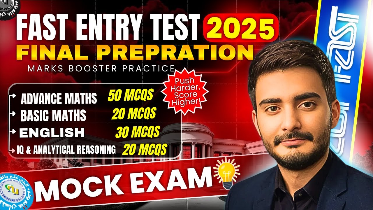 How This Mock Exam Can Help You Ace Your Fast Entry Test 2025 - YouTube