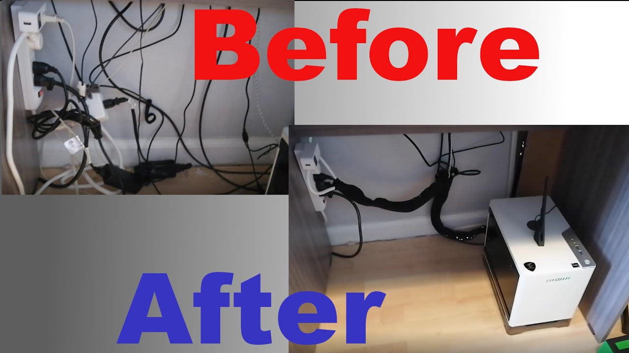 Quick and Easy Cable Management - YouTube