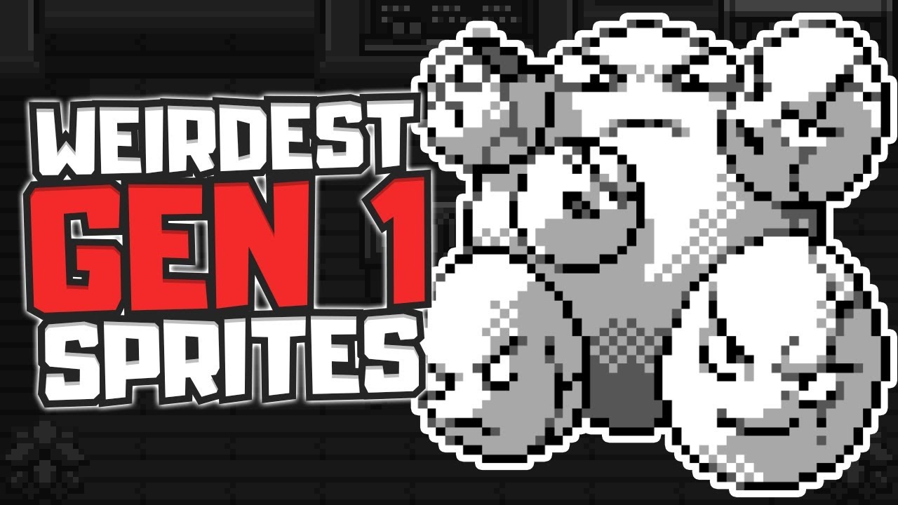 10 WEIRD Generation 1 Pokemon Sprites! - YouTube