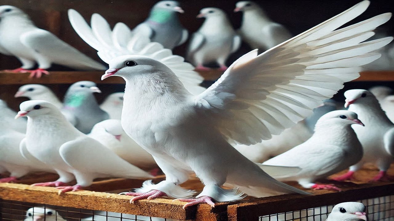 Exploring the World of Pigeons: Bird Beauty in My Pigeon Loft 🕊️ #birds ...