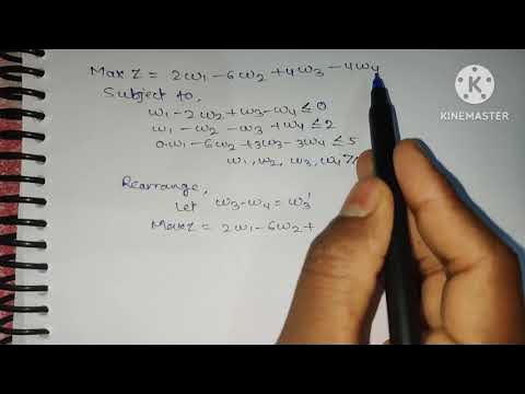 Primal to Dual Conversion || Linear Programming Problem || LPP || MSc ...