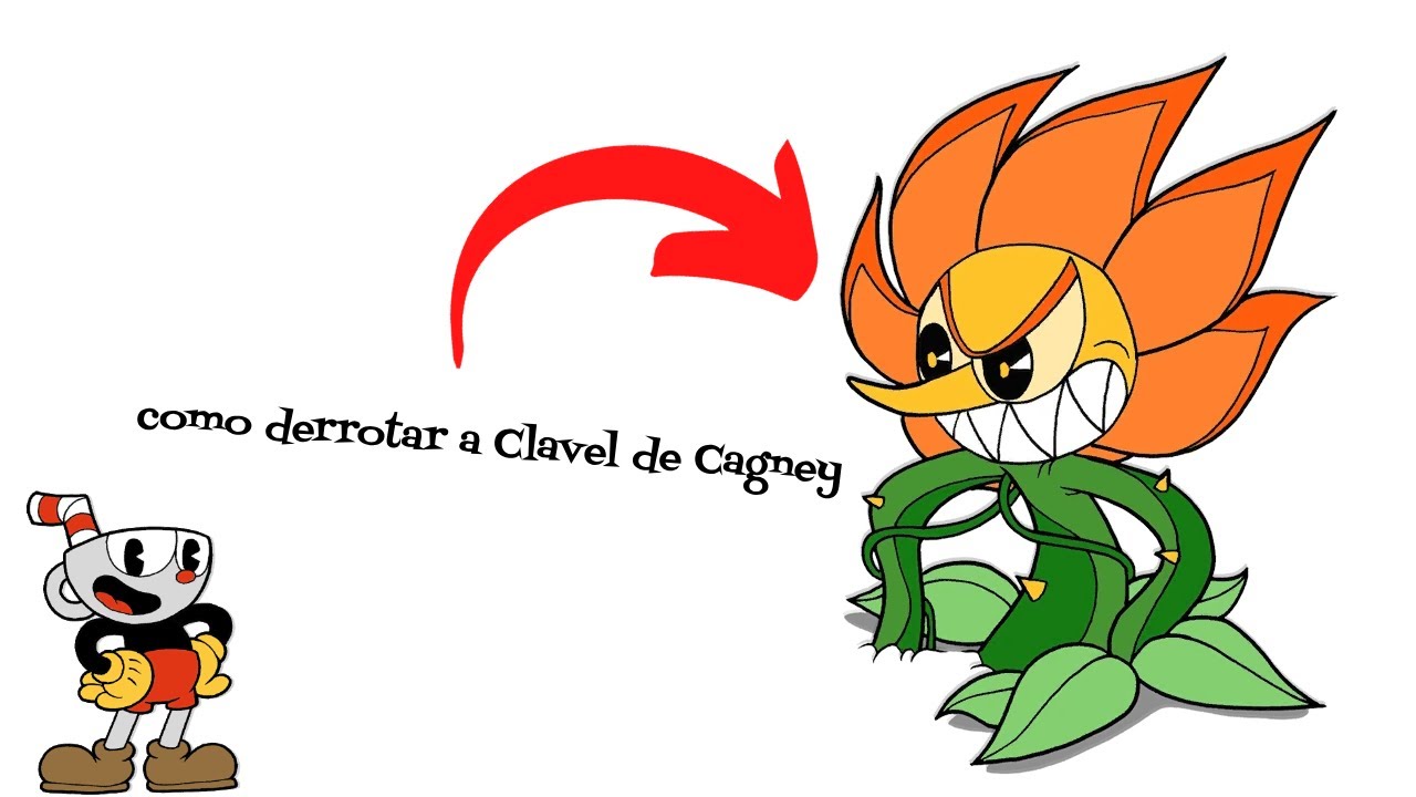 como derrotar a Clavel de Cagney de cuphead en normal - YouTube