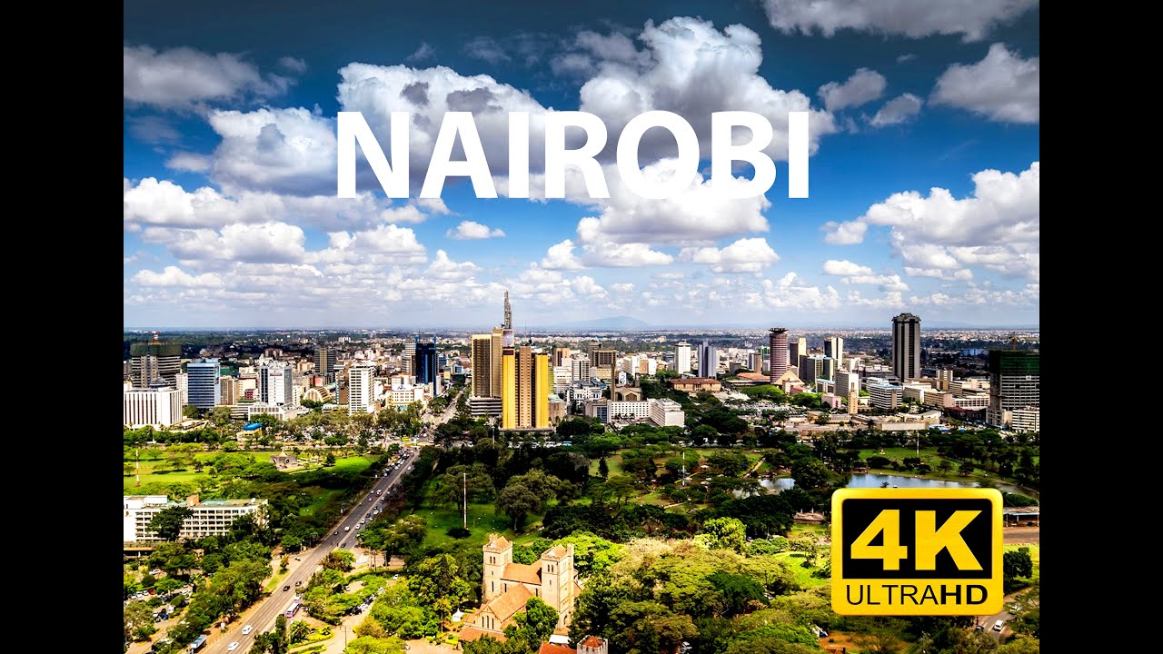 Nairobi, Capital of Kenya-Green City in The Sun-4K Drone Video| World ...
