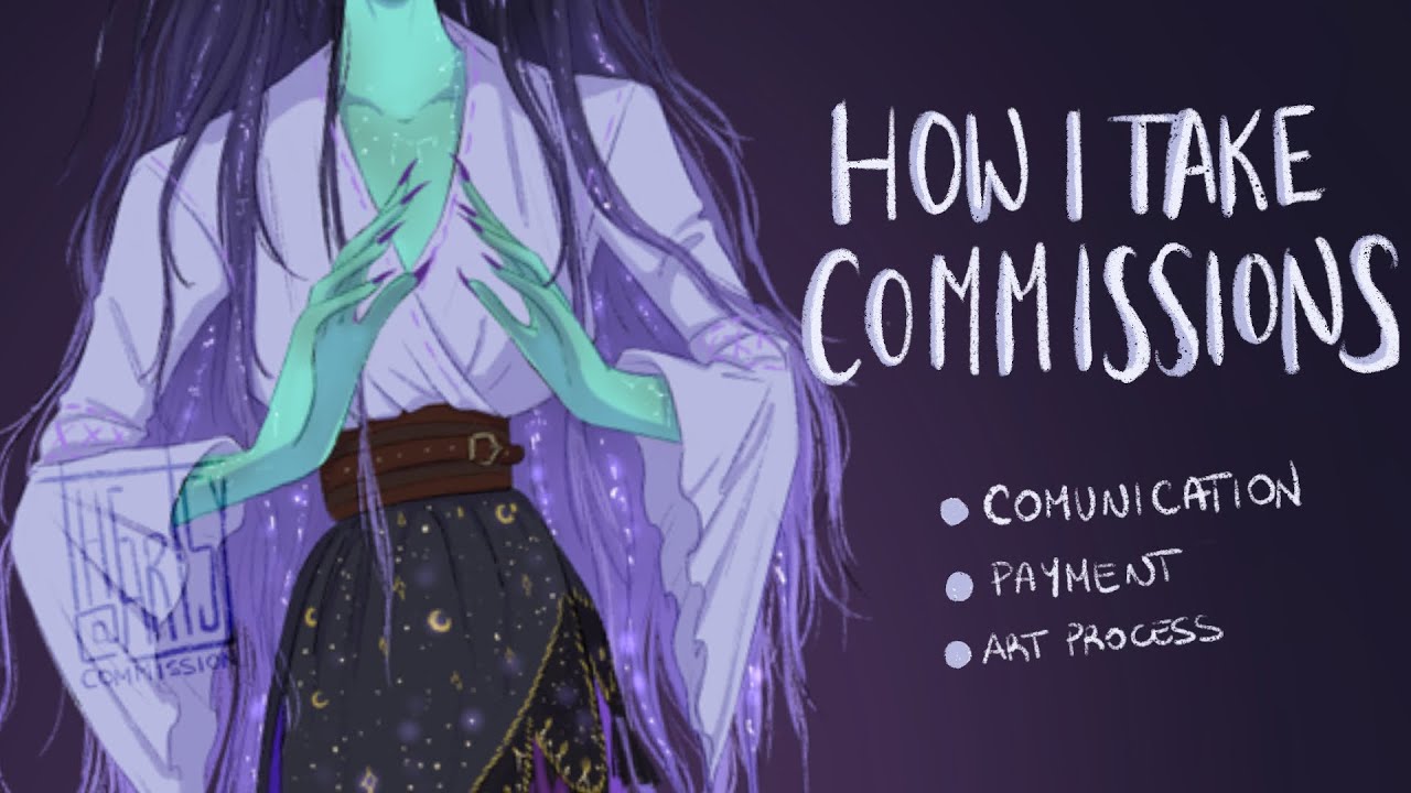 How I Take Commissions and My Process | dnd character design commission ...