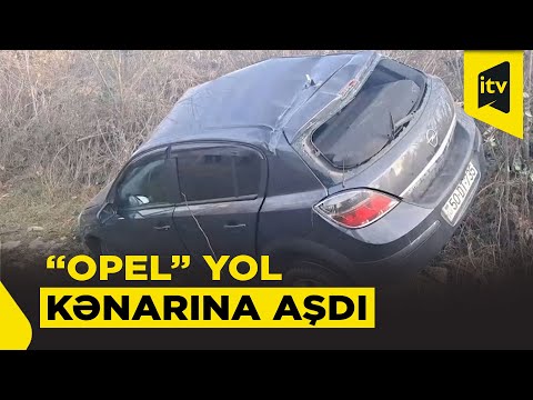 Qaxda “Opel” aşdı, 2 nəfər yaralandı
