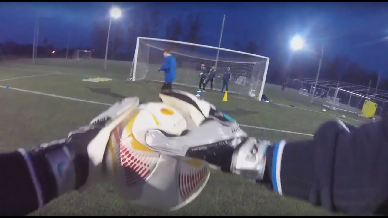 GK training session from goalkeepers point of view (POV) & perspective ...