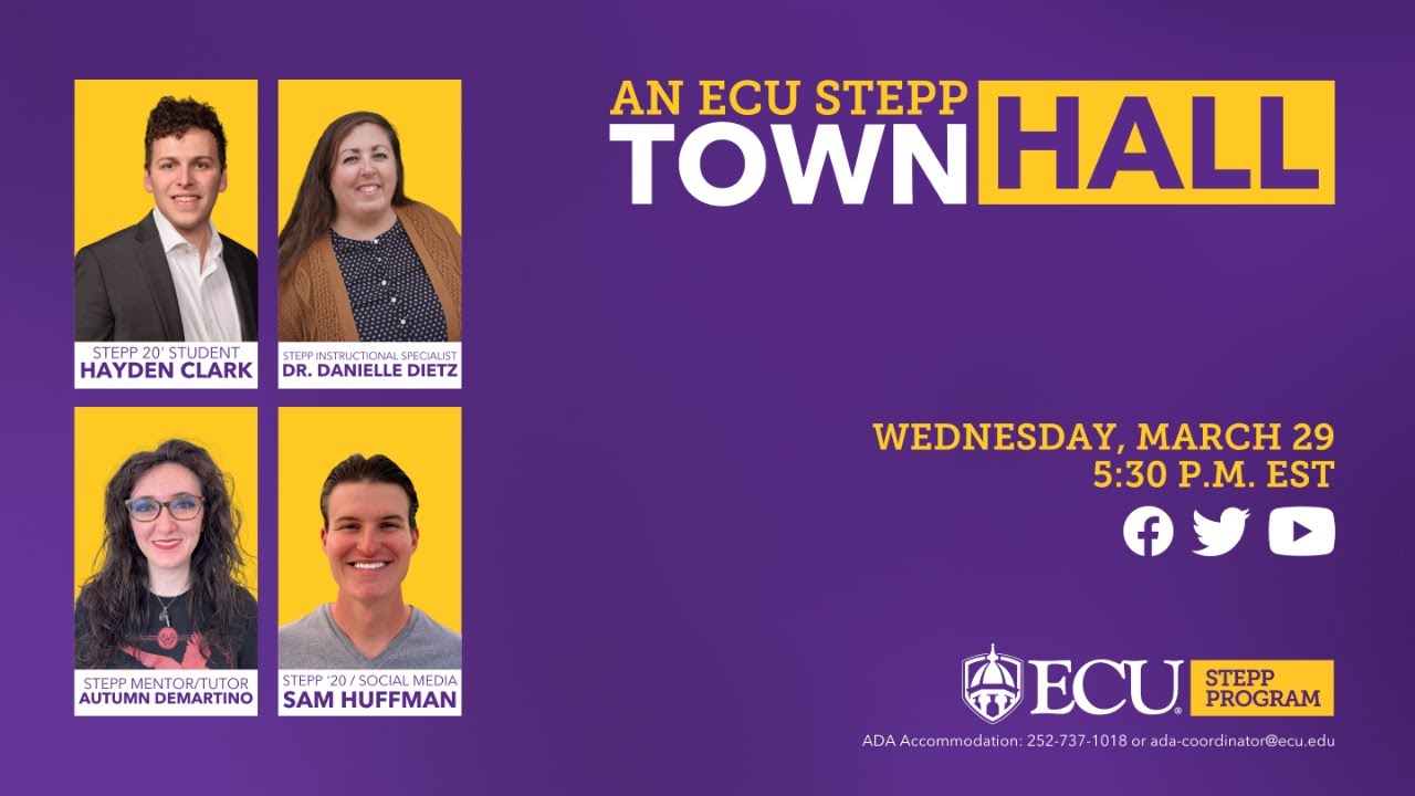 An ECU STEPP Town Hall - YouTube