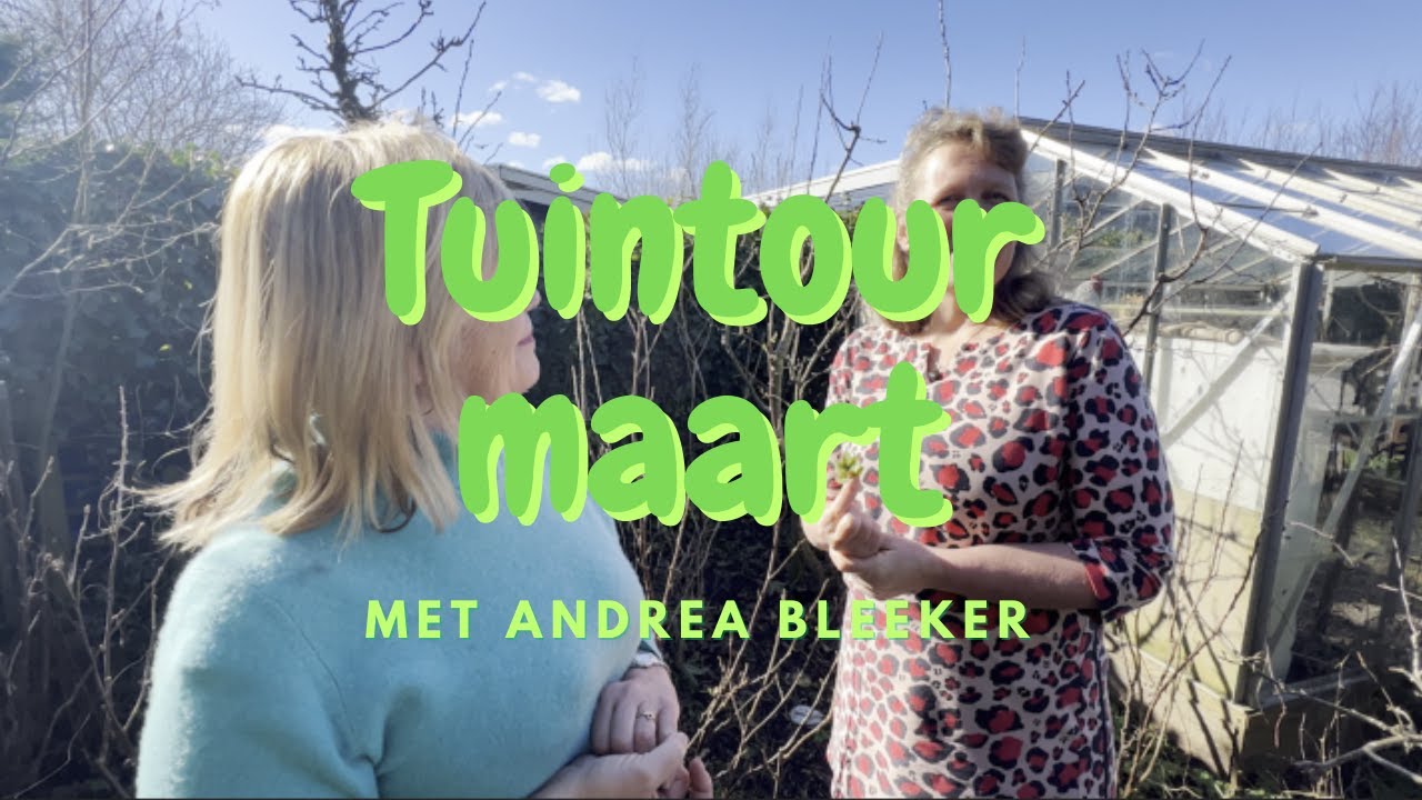 Tuintour maart met Andrea Bleeker van Kruidengeheimen - YouTube
