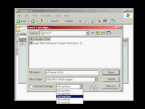 e-Reader Problem with No$GBA... - YouTube