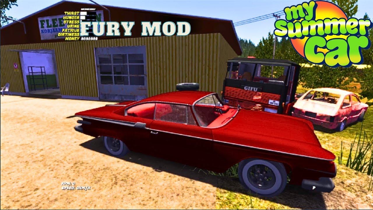 My summer Car Drivable Fury Mod #mysummercar #trendingvideo # ...