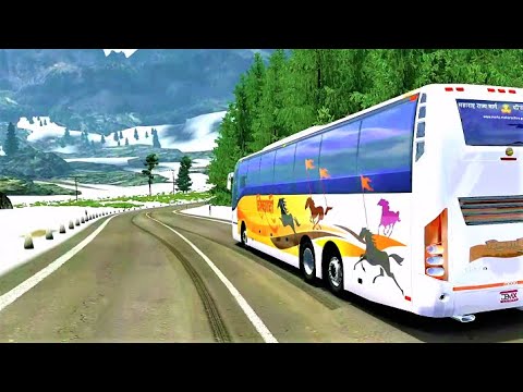 MUMBAI BENGALURU | SHIVSHAHI MSRTC | MET ACCIDENT | ETS 2 BUS MOD ...