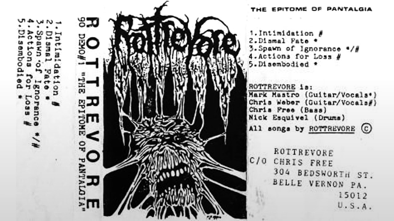 Rottrevore - The Epitome of Pantalgia (FULL ALBUM, 1990) - YouTube