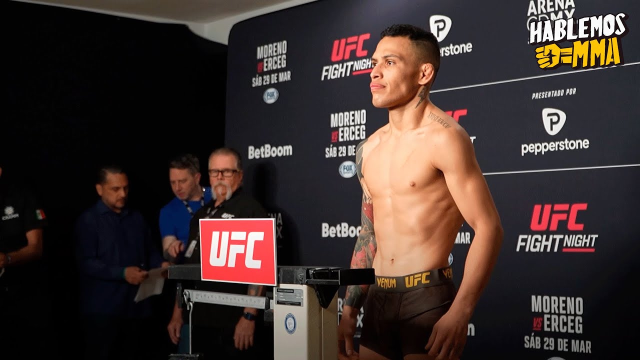 Ronaldo 'Lazy Boy' Rodríguez FALLA EL PESO para UFC Mexico - YouTube