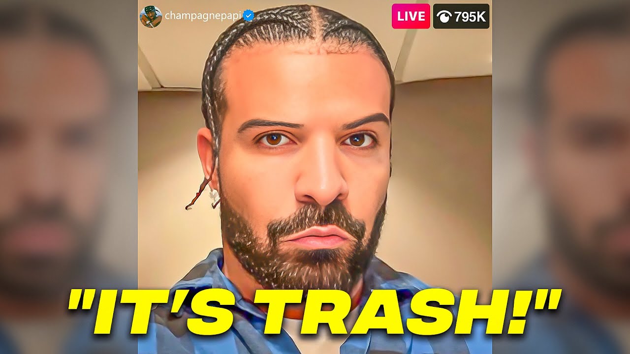 "It's Illegal!" Drake REACTS To His Viral AI Songs!! (IG LIVE) - YouTube