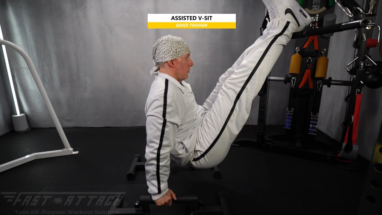 Band | Assisted V-Sit | Push-Up Handles | Long Bar | Fast-Attach All In ...