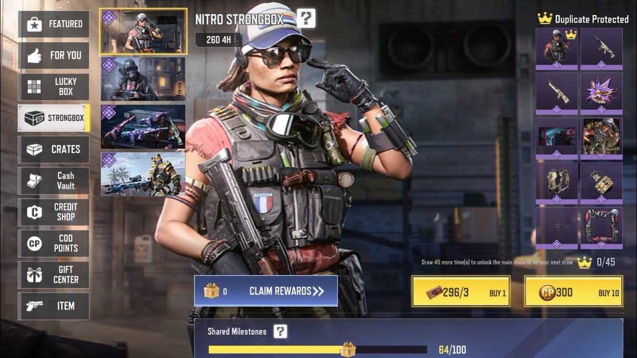 Codm Buying Nitro Strongbox Using Silver & Bronze Coupons | Zeyna Nitro ...